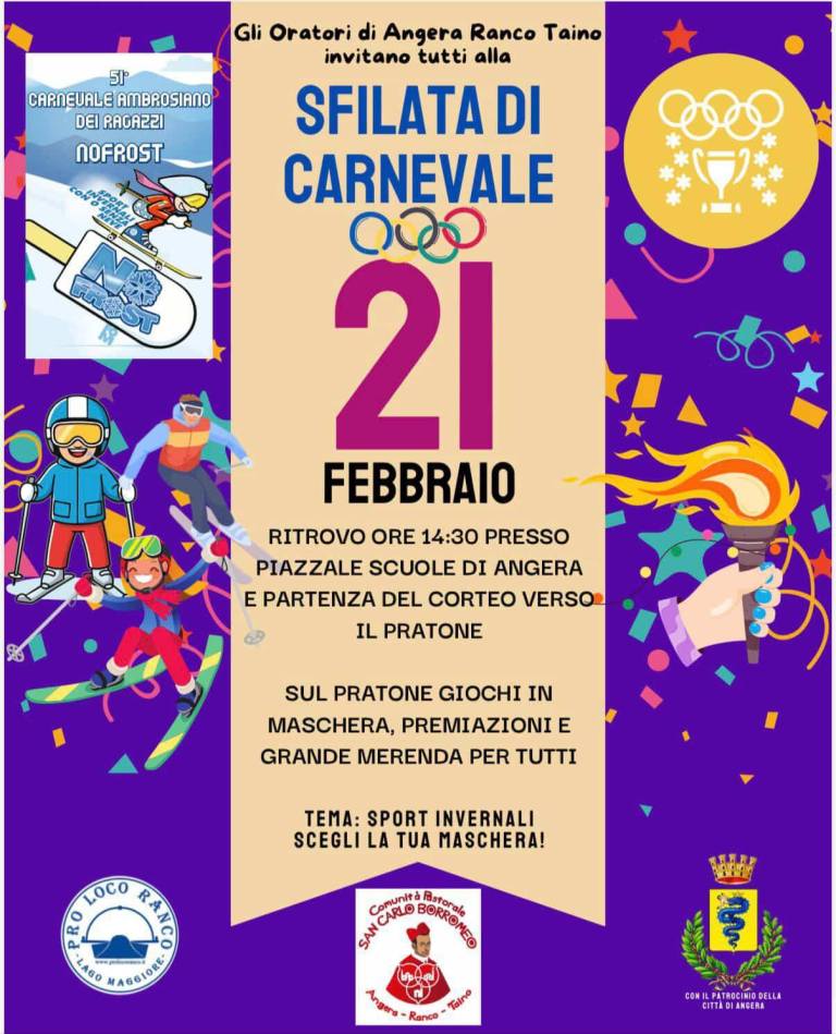 Carnevale Ambrosiano 2026 tra Angera e Capronno – gallarangeles